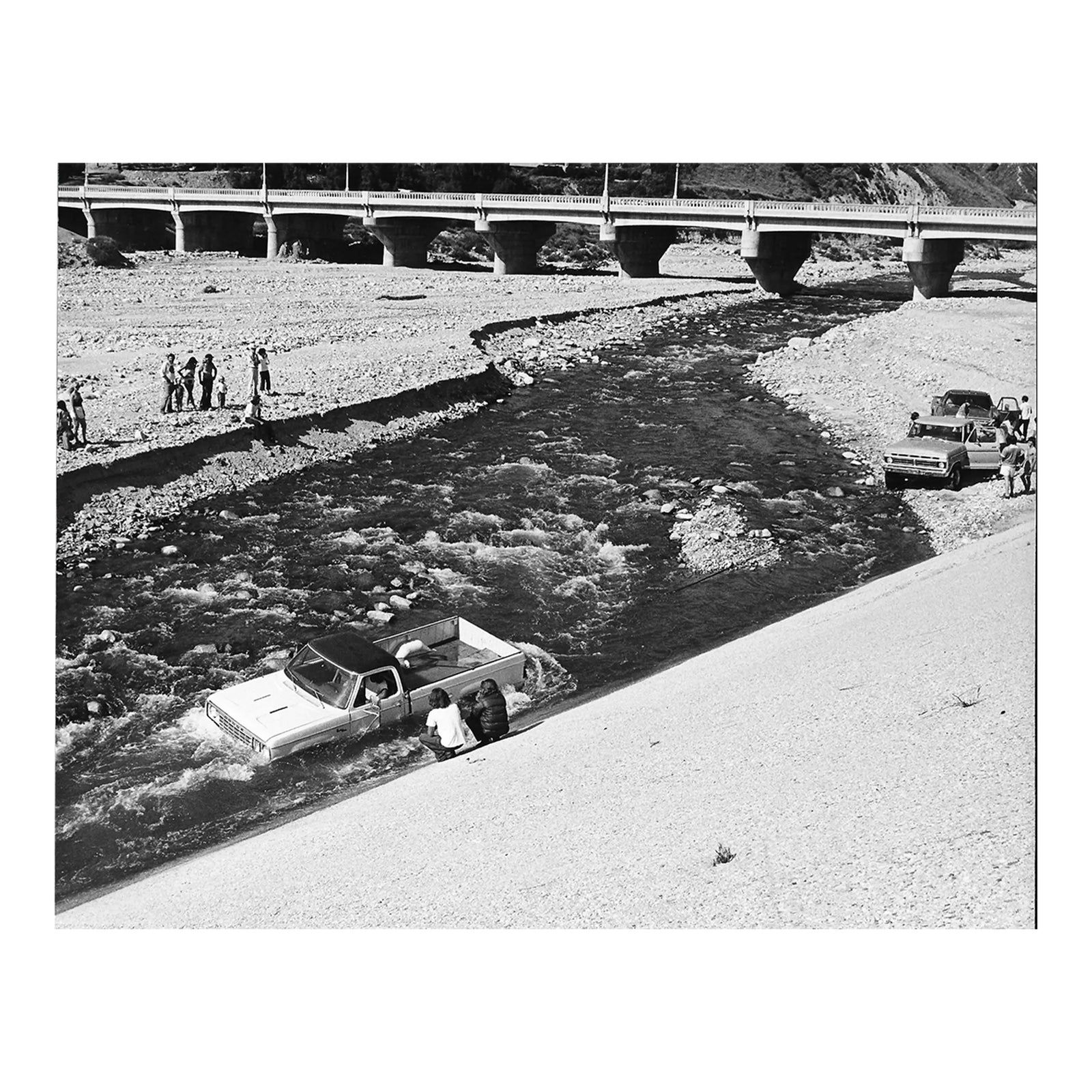 1978 Don Ware Tujunga Wash Flood Los Angeles Photograph | Chairish