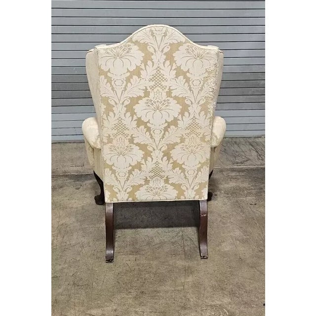 Mid 20th Century Kittinger Colonial Williamsburg Mahogany Wing Chair ...