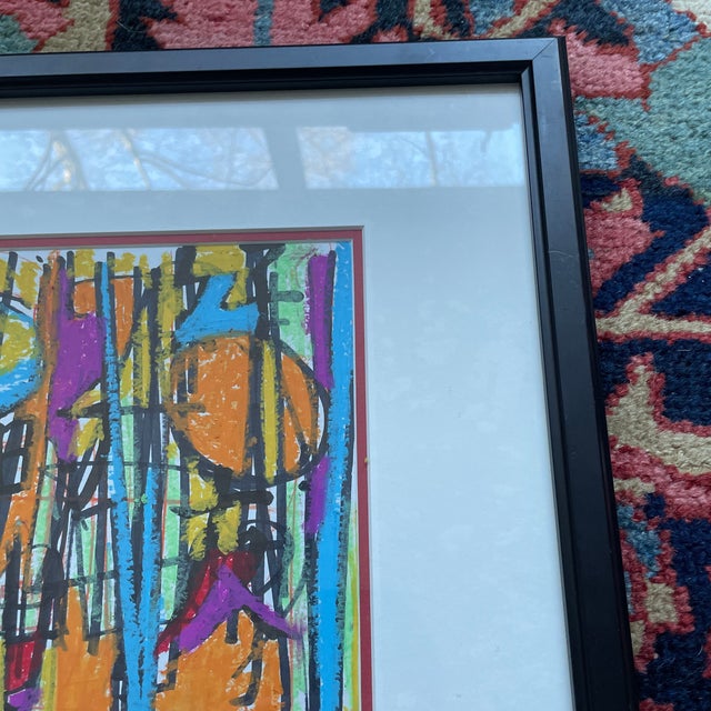 Listed John Schwab Original Oil Stick Abstract Kandinsky Rothko Style ...