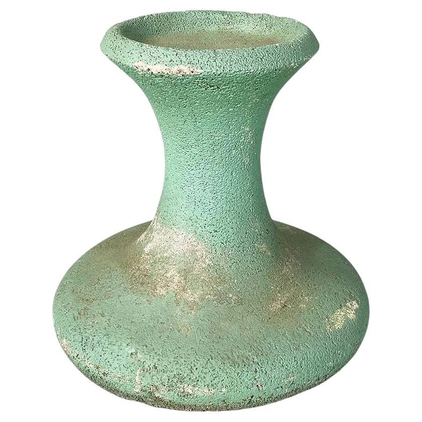 Mid-Century Italian Modern Pot Holder in Aqua Green Concrete, 1950s ...