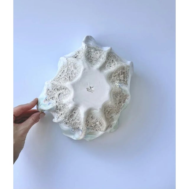 Ceramic Shell Bowl by Natalia Coleman | Chairish