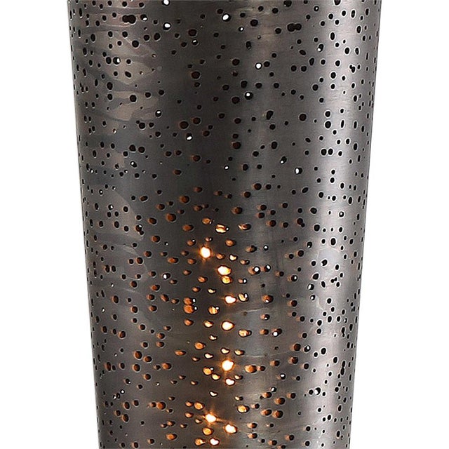 Metal Torchiere Lamp | Chairish