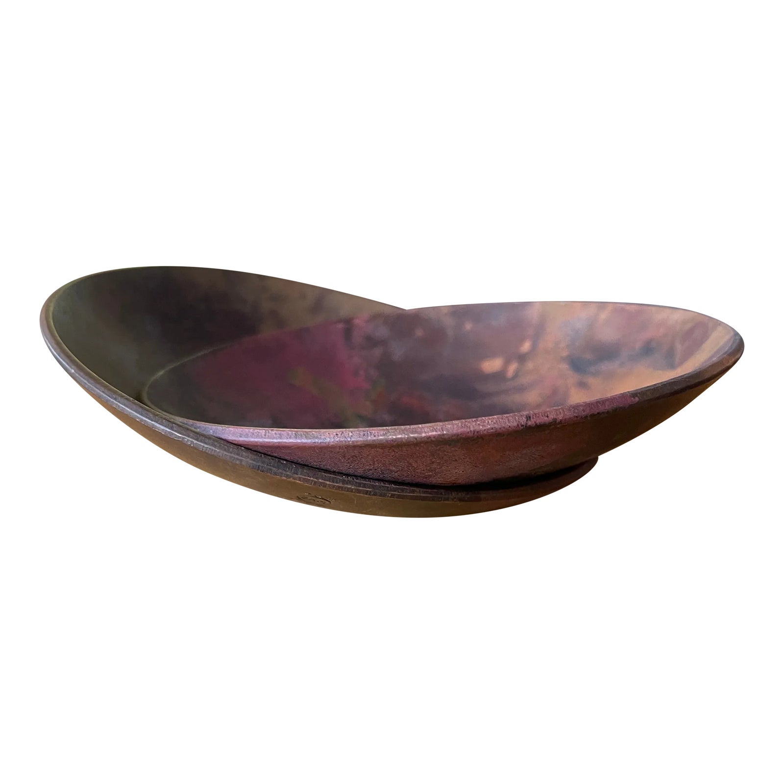 1990s Bruce R. MacDonald Brm Dome Copper Bowl Sculptures Signed ...
