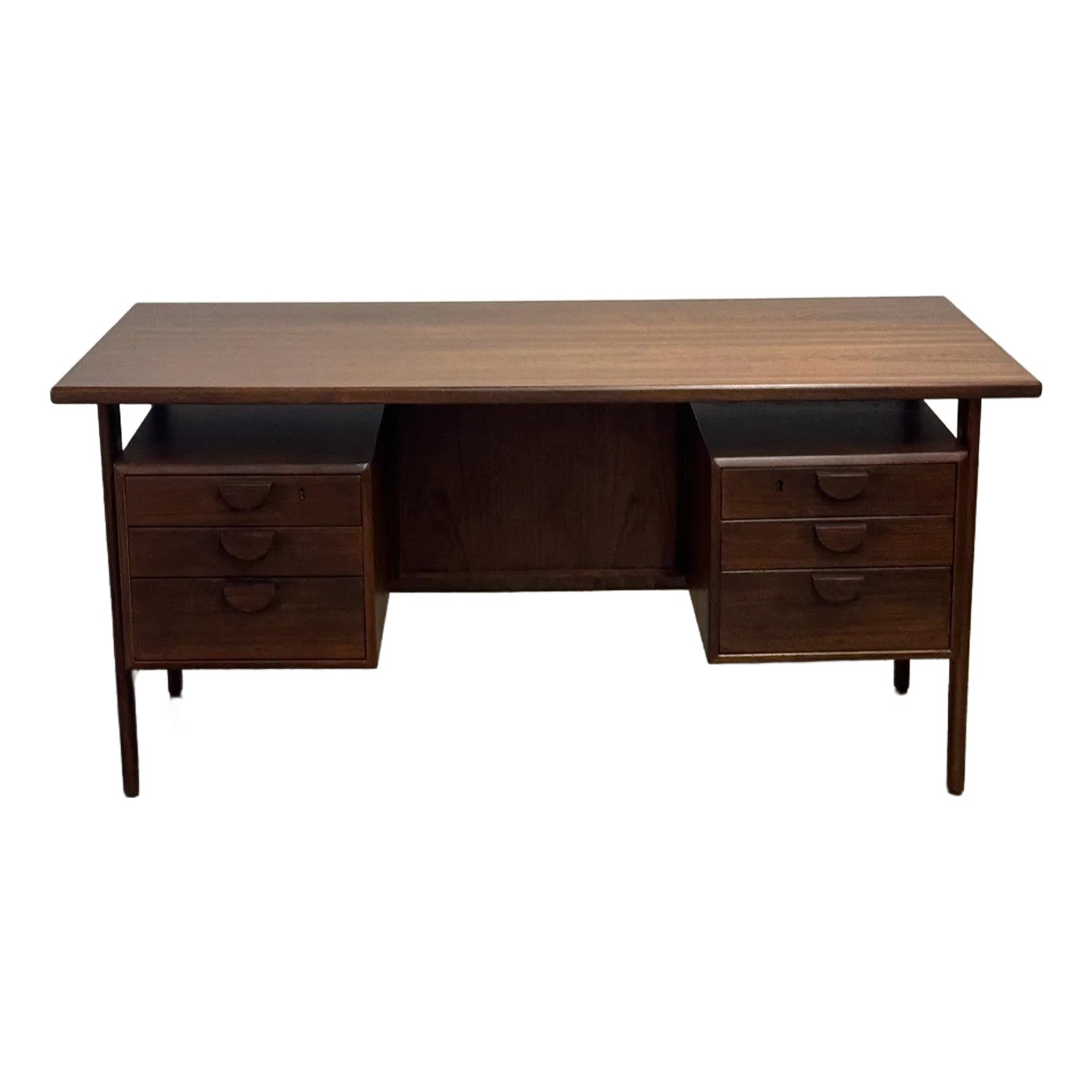 1960s Floating Executive Desk by Kai Kristiansen | Chairish