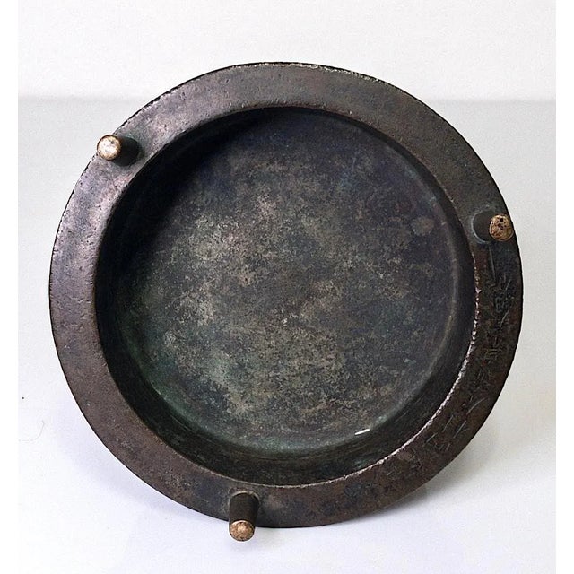 Very Early Antique Japanese Atarigane Musical Percussion Bell or Gong ...