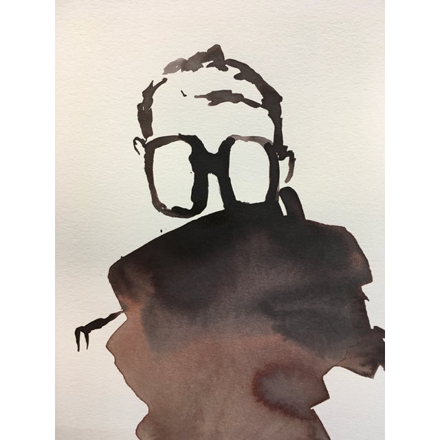 "Ink Wash Fashion Series" Contemporary Abstract Figurative Painting by ...