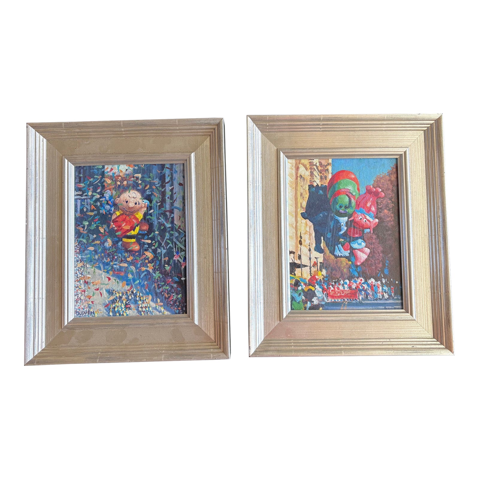 "Charlie Brown @ Macy Parade & Trolls at the Parade" Original Painting ...