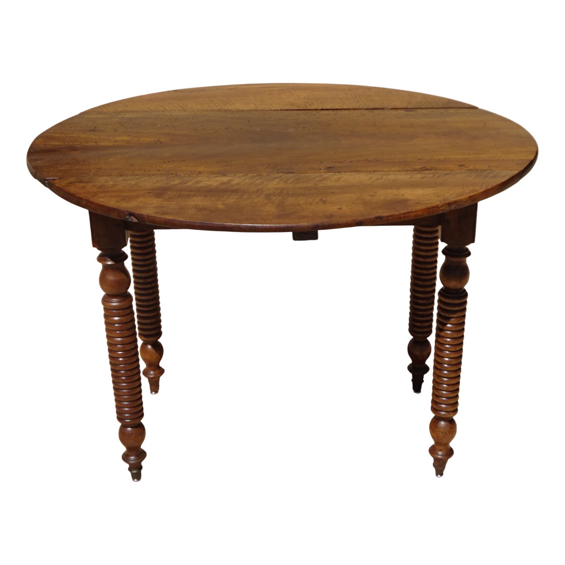 Walnut Top Flap Table | Chairish