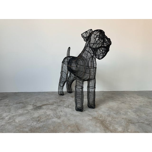 Vintage - Modern Lifesize Airedale Terrier Topiary Frame / Sculpture ...