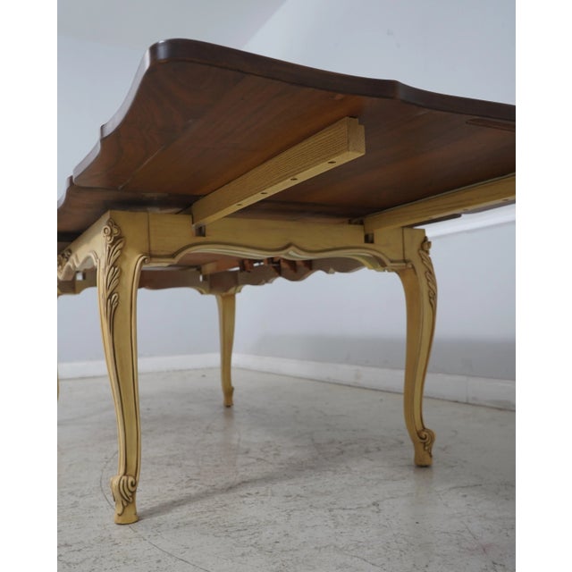 Karges French Louis XV Style Drawleaf Dining Room Table | Chairish