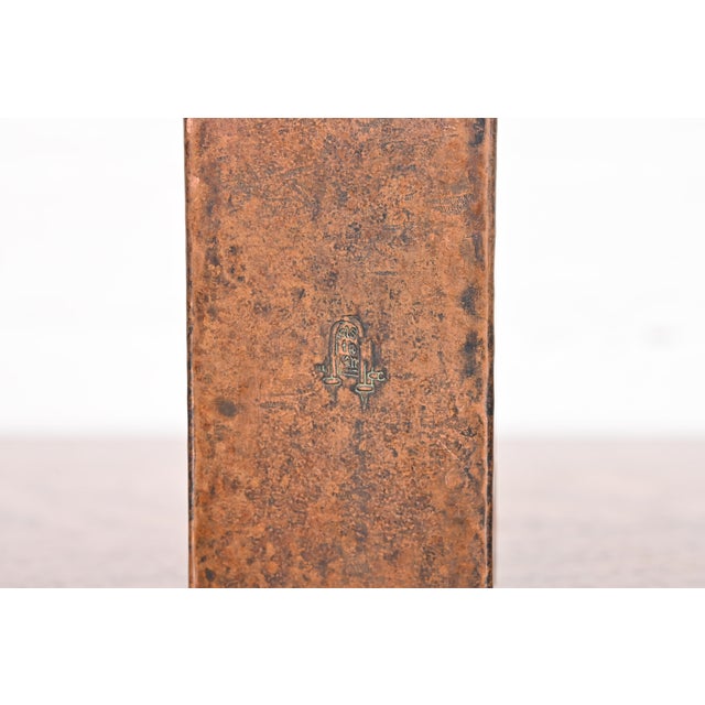 Signed Gustav Stickley Arts & Crafts Hammered Copper Box | Chairish
