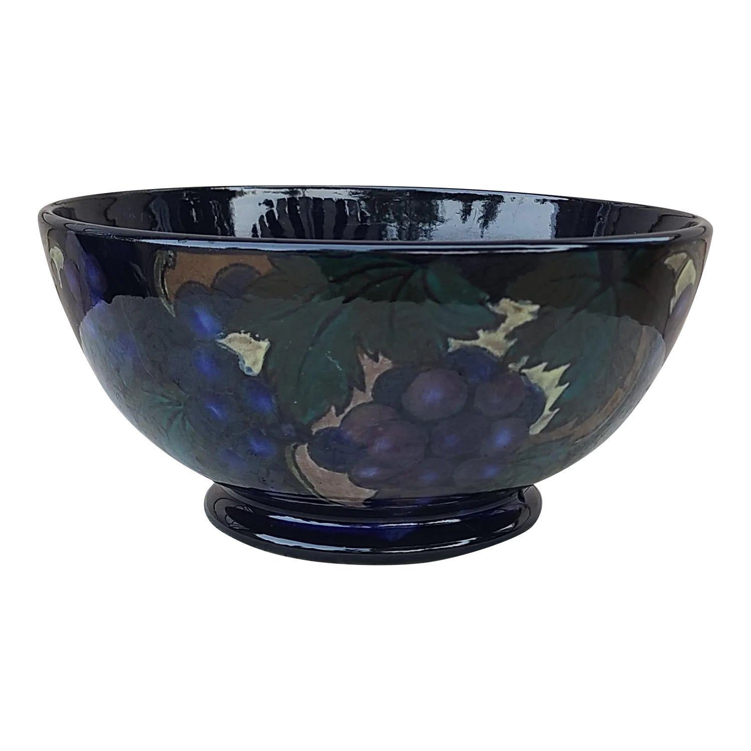 Antique Royal Stanley Ware Jacobean Pattern Ceramic Bowl Grape Motif ...