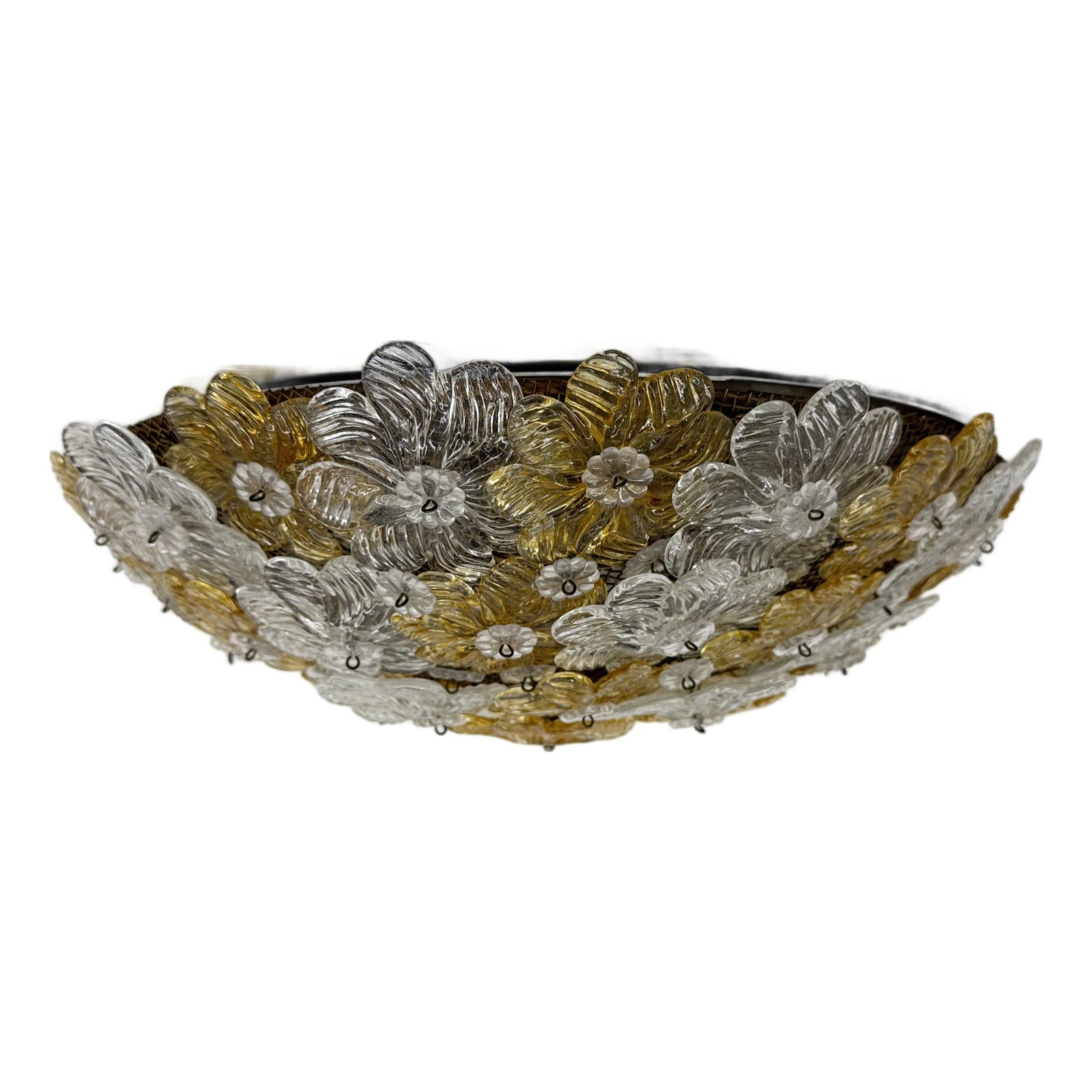 Wall Sconce in Glass and Metal from Barovier & Toso, Italy, 1970s ...