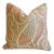 Designer Clarence House Paisley Fabric Feather/Down Pillow 21" Square ...