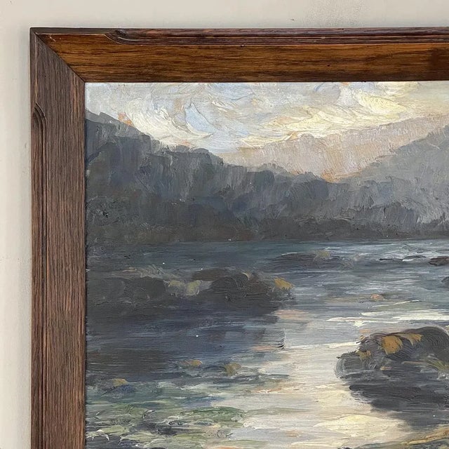 Antique Framed Oil Painting on Panel by Dieudonne Jacobs (1887-1967 ...