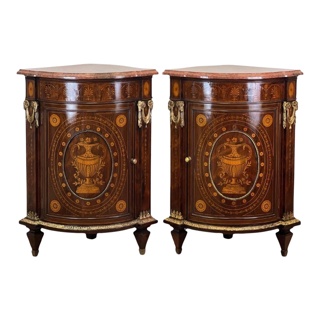 Late 18th Century Pair of French Napoleon III NeoClassical Rosewood ...