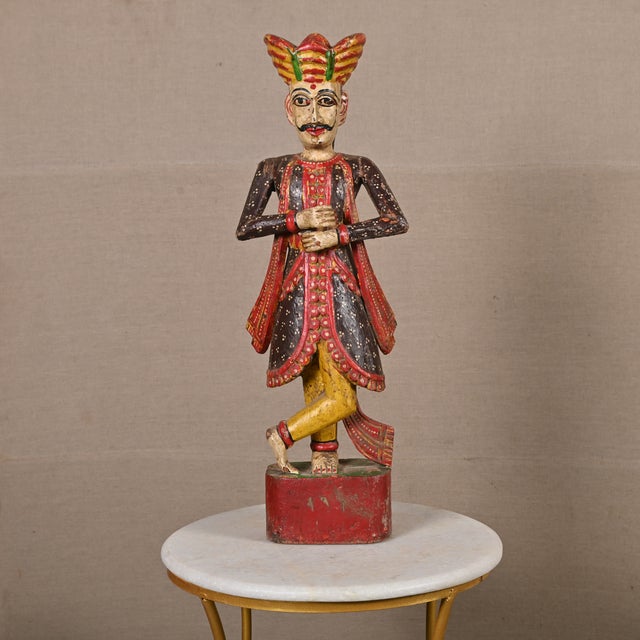 Vintage Traditional Handcrafted Rajasthani Cultural Man Figurine Indian ...