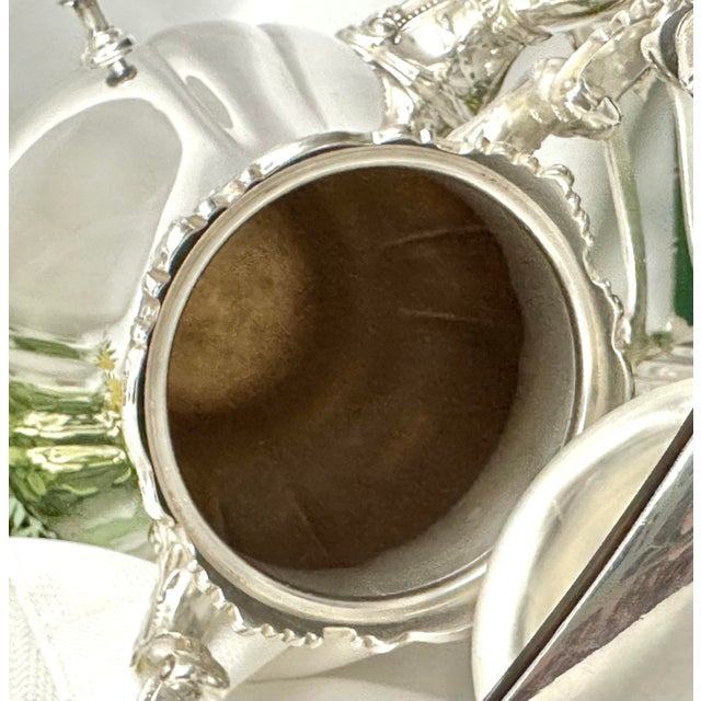 Mid 20th Century Wallace Baroque Silver Plated Tilting Tea Pot Stand ...