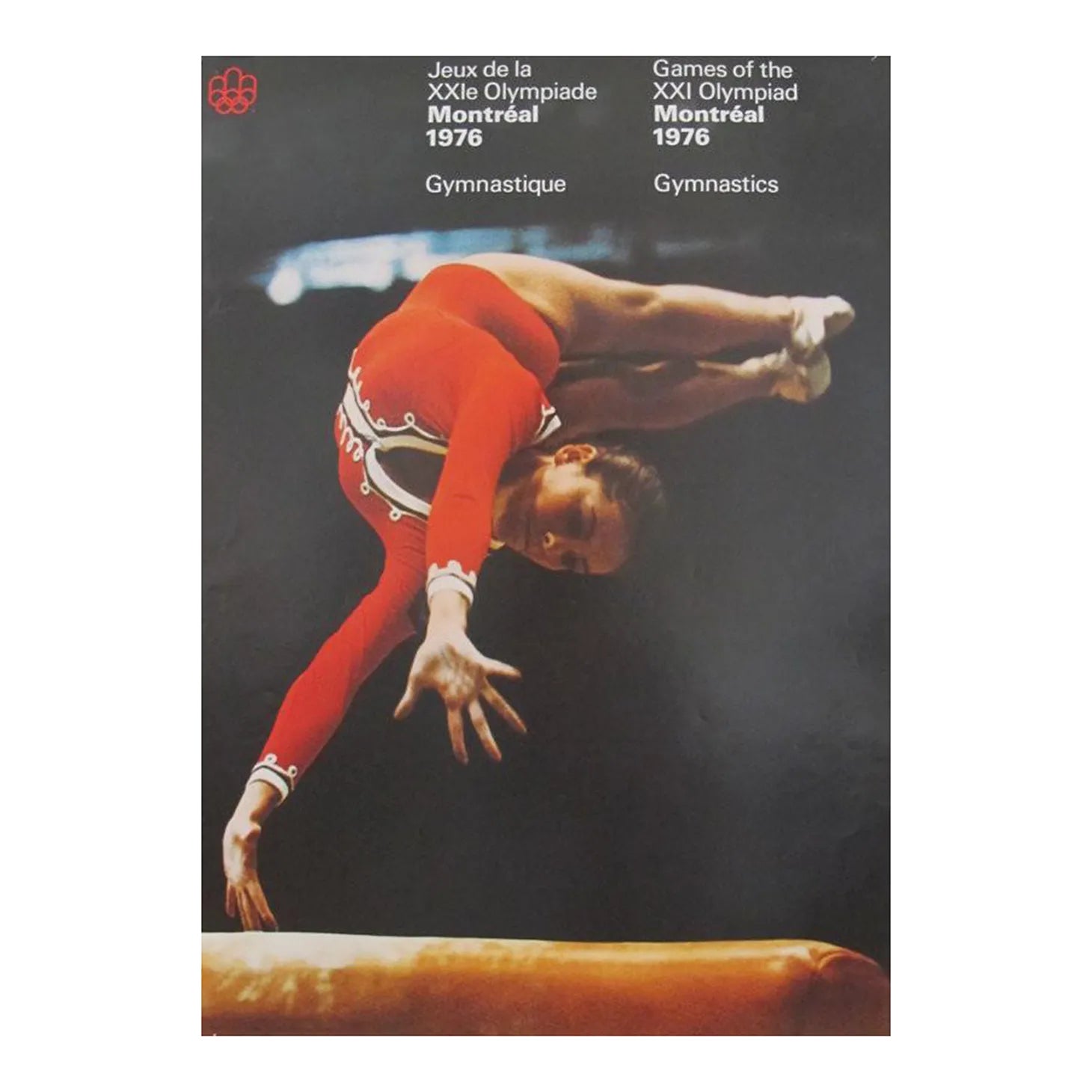 1976 Montreal Summer Olympics Poster, Gymnastics - Cojo | Chairish