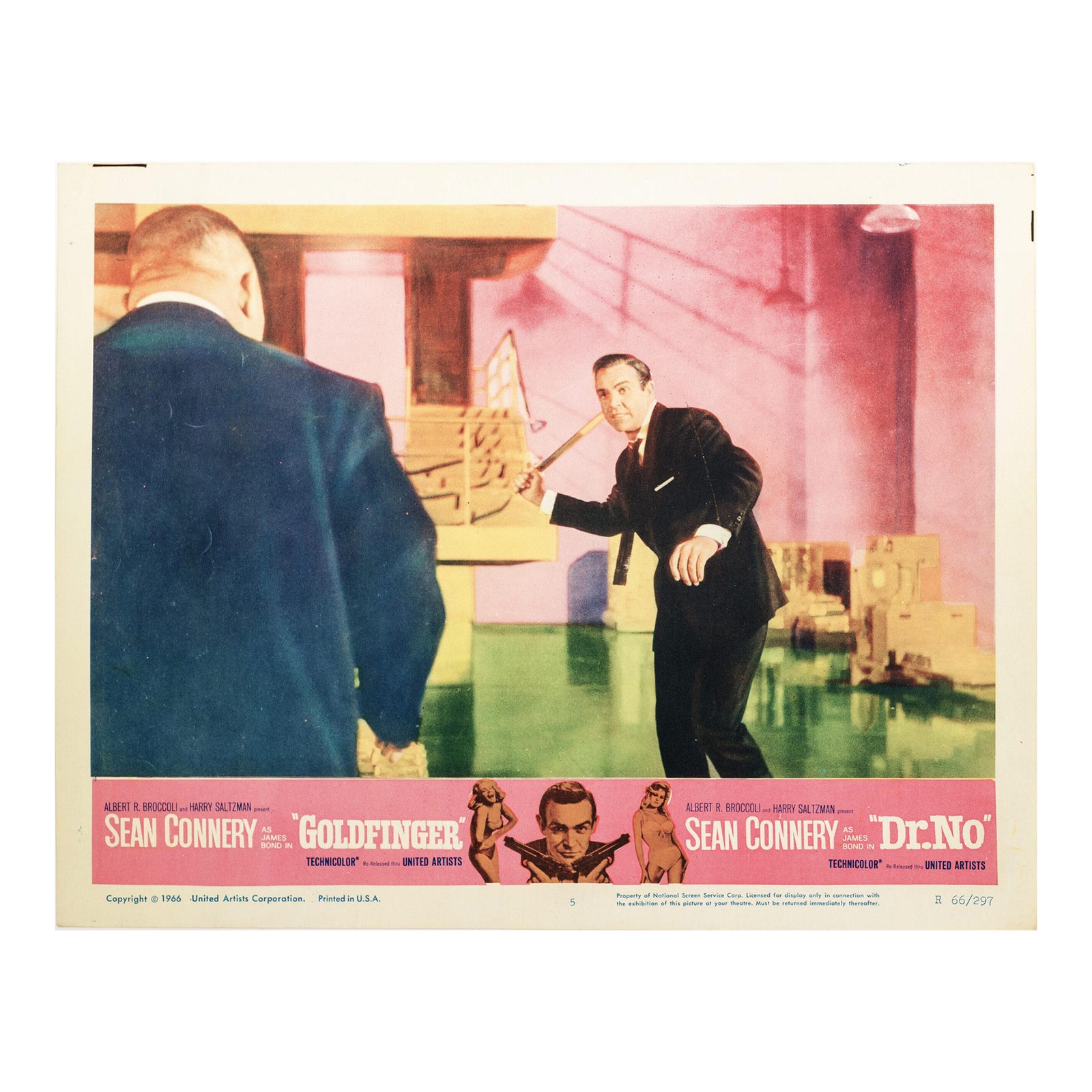 1960s Goldfinger 1966 Vintage Lobby Card #1 | Chairish