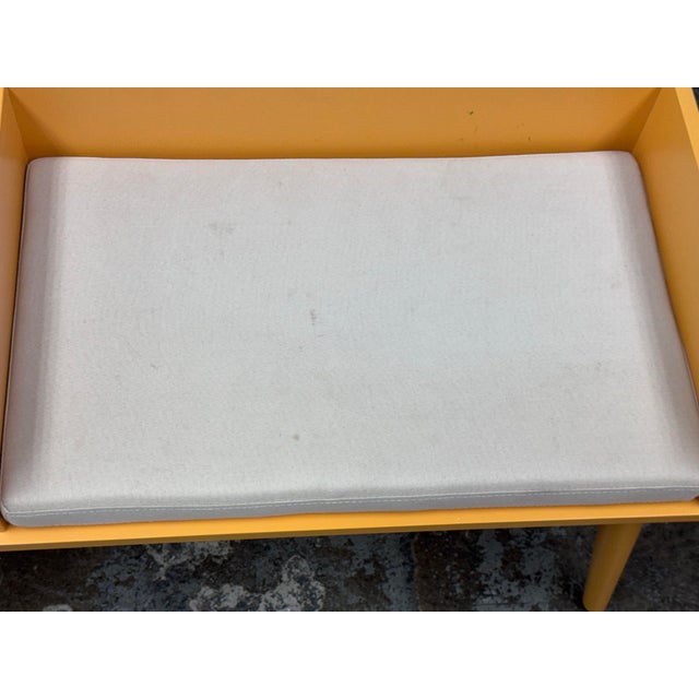 Hartnett Yellow Entryway Bench | Chairish