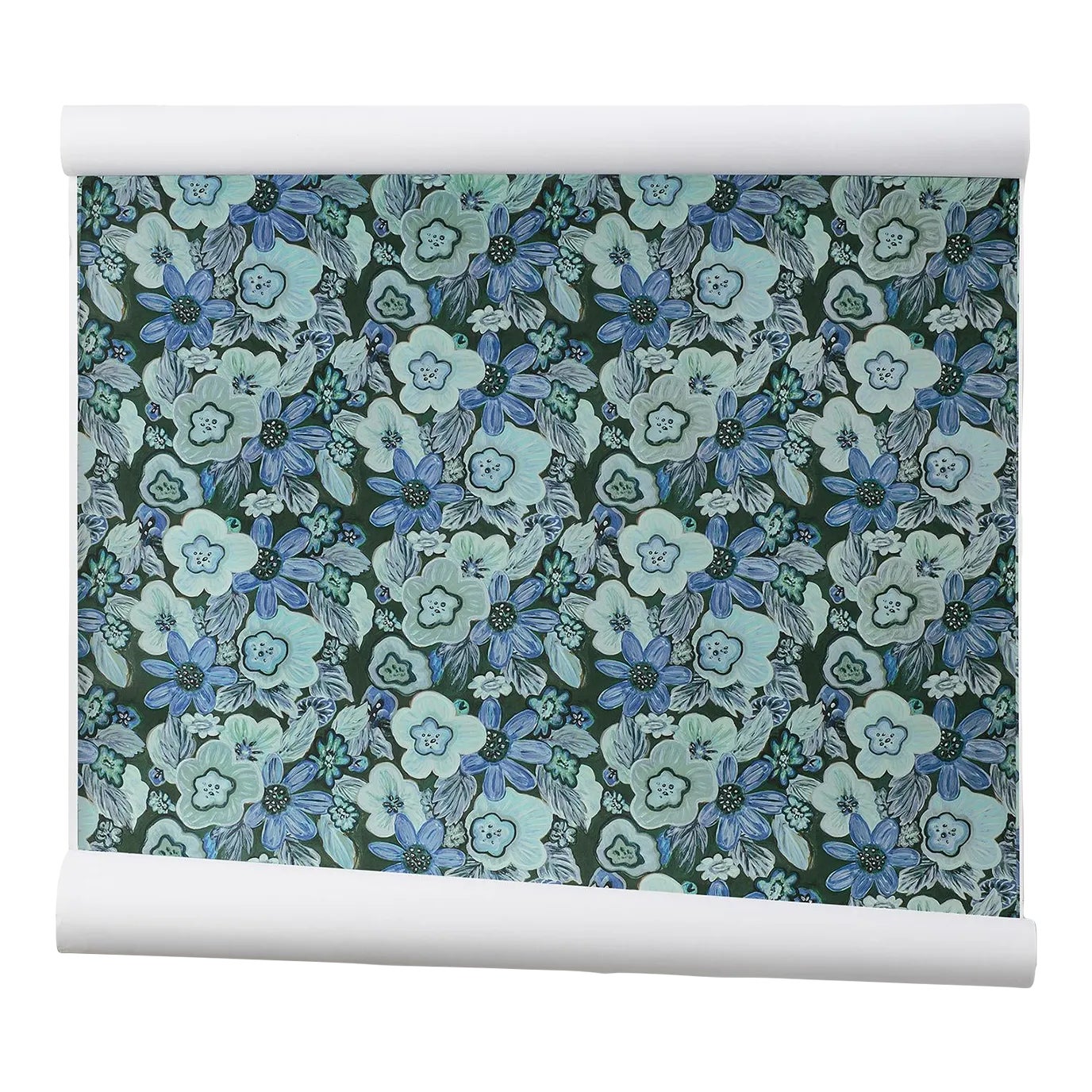 Boogie Oogie Oogie Teal Wallpaper | Chairish