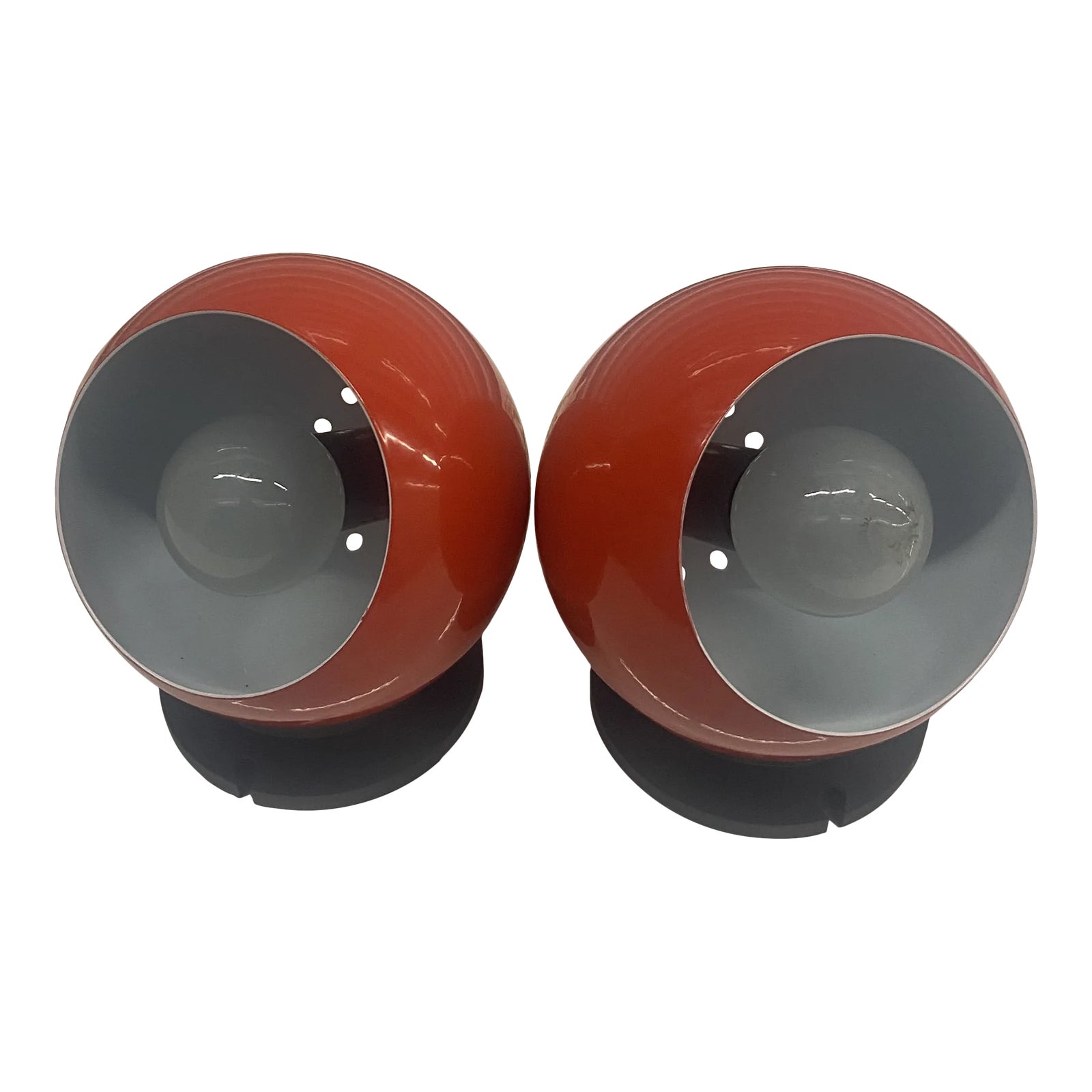 60s Abo Rander Magnetic Ball Wall Lamps a Pair | Chairish