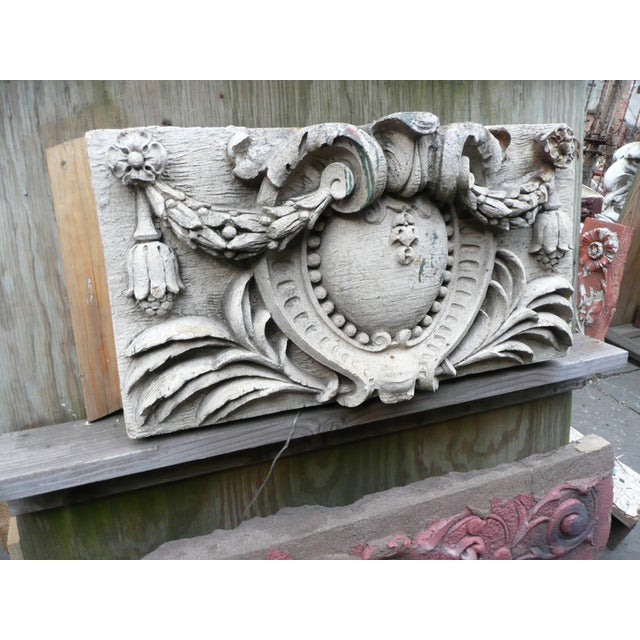 Early 20th Century Neo Baroque Style Terra Cotta Plaque | Chairish