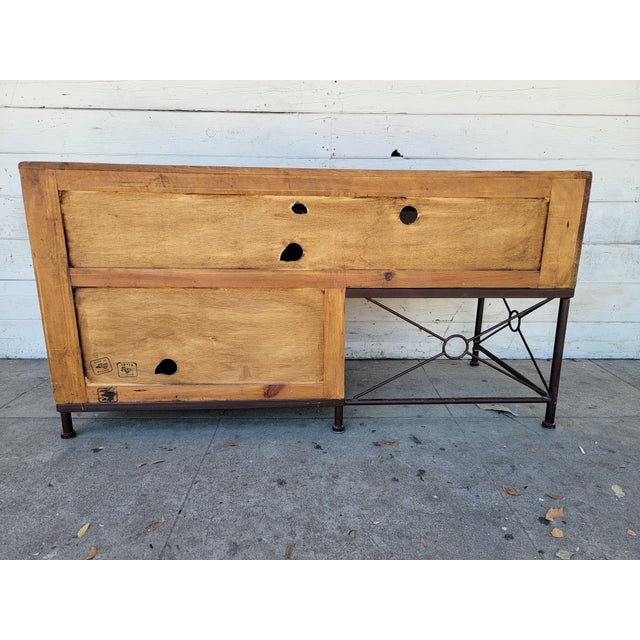 1970s Rustic Pine Computer Desk. | Chairish