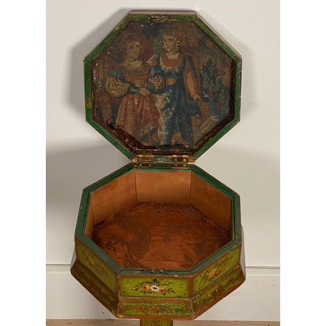 English Regency Painted Sewing Box, Circa 1810 | Chairish
