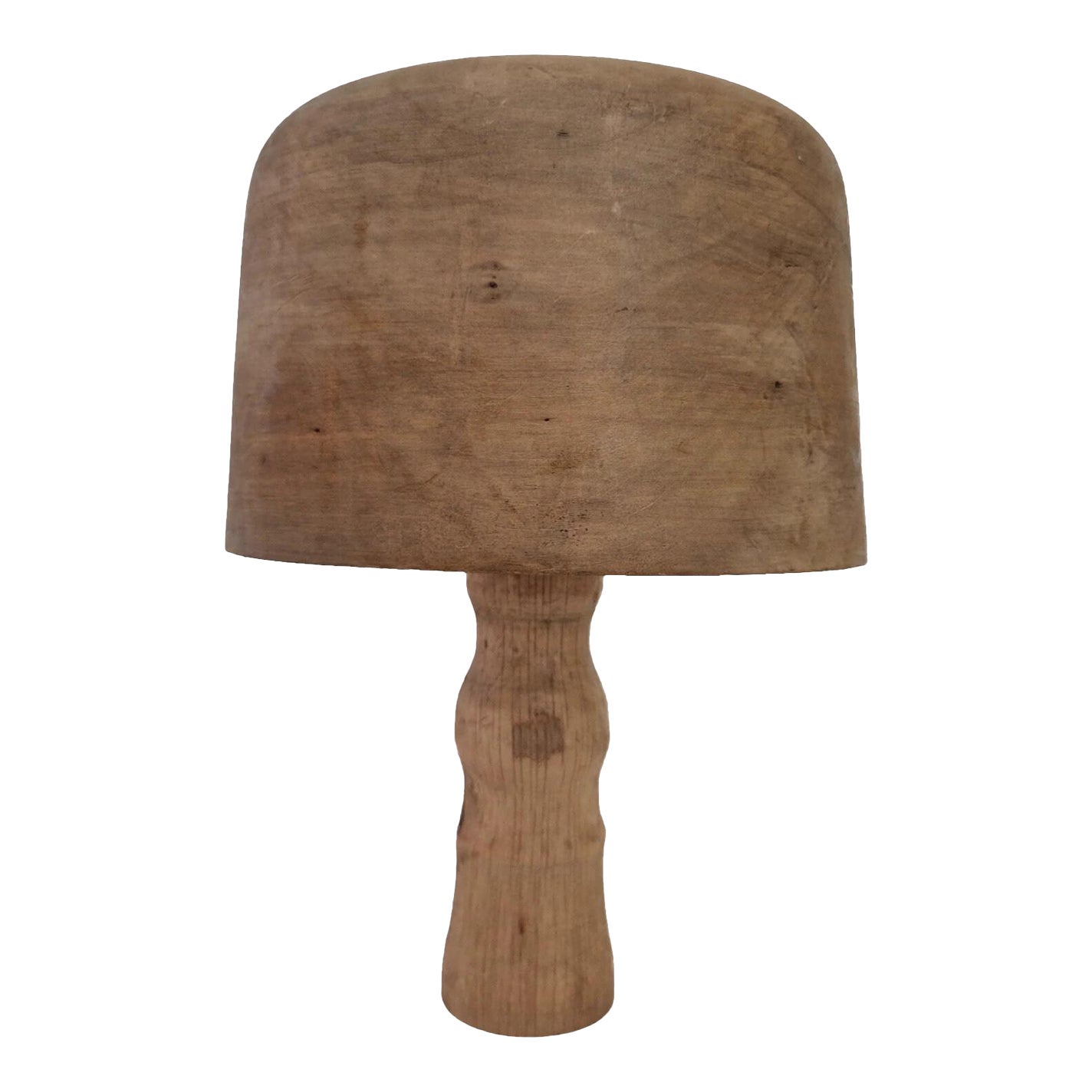 C1900 French Antique Wood Hat Form Block | Chairish