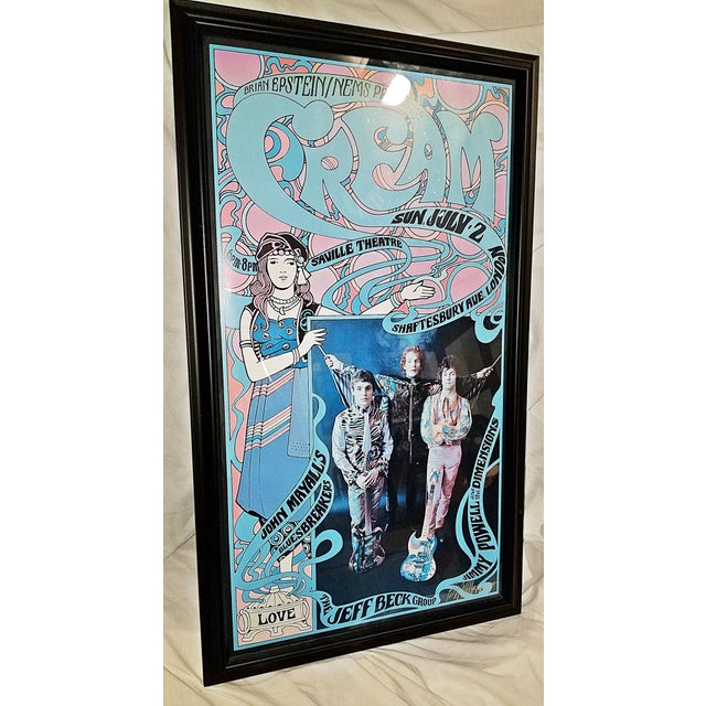 1980s Cream Show Promo Poster, Bob Masse Signed | Chairish