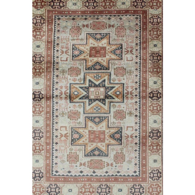 Vintage Turkish Medallion Rug With Tribal Medallion Design | Chairish