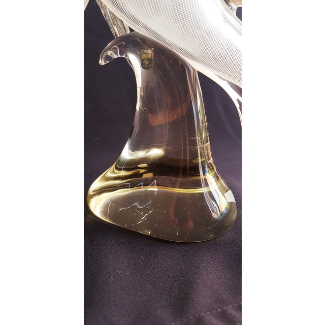 1950s Murano Glass Mezza Filligrana Swordfish With Gold Leaf Attributed ...