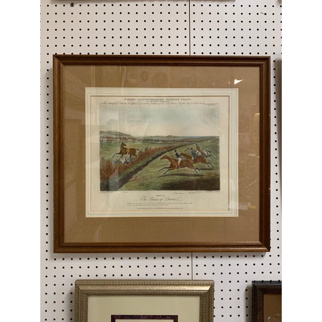1830s English Engraving of a Hunt Scene, Framed | Chairish