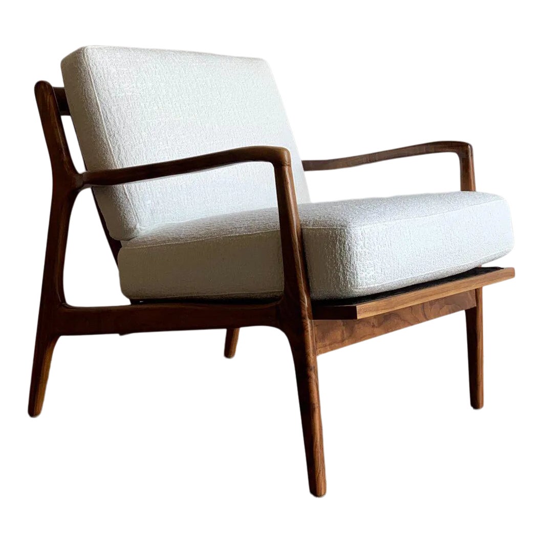 Mid Century Larson Style Lounge Chair | Chairish