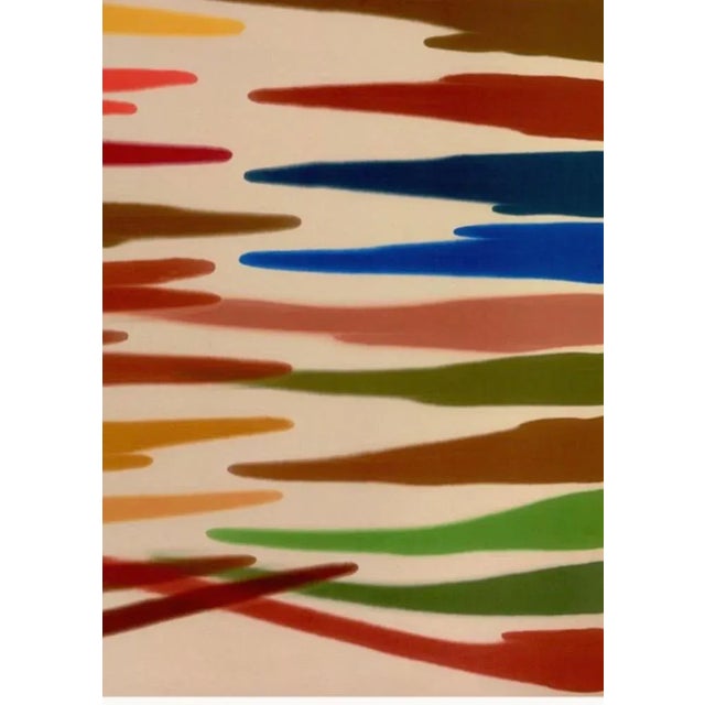 1980s Original Morris Louis Museum Exhibitio Lithograph Omega IV 1959 ...