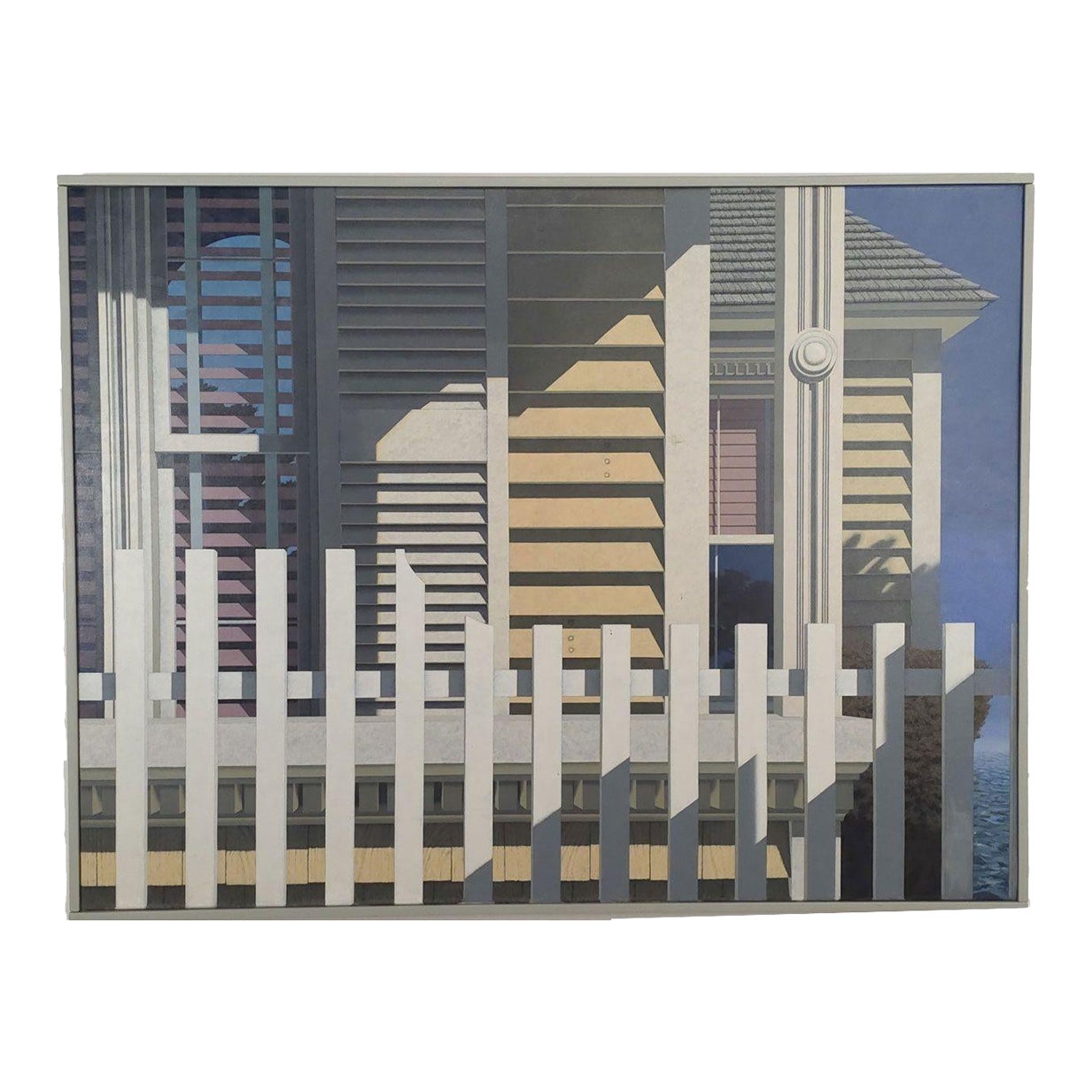 Large Graphic Painting Titled "Mildred Pierce" by David Dodge Gray ...