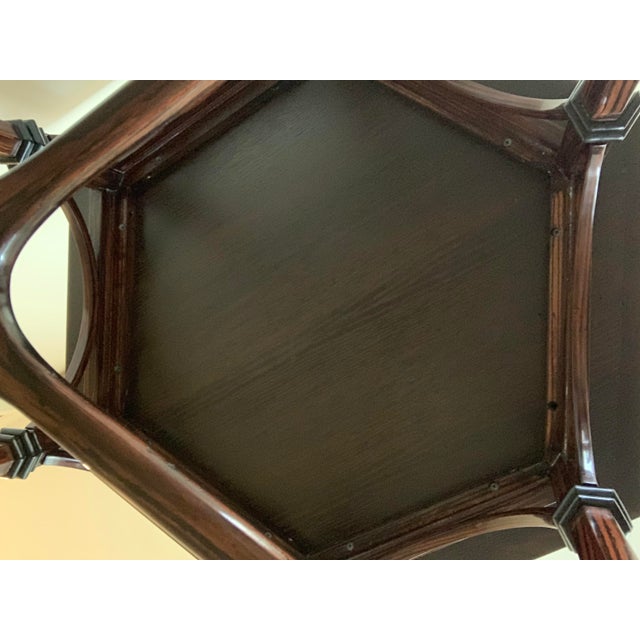Traditional Hexagonal Side Table | Chairish