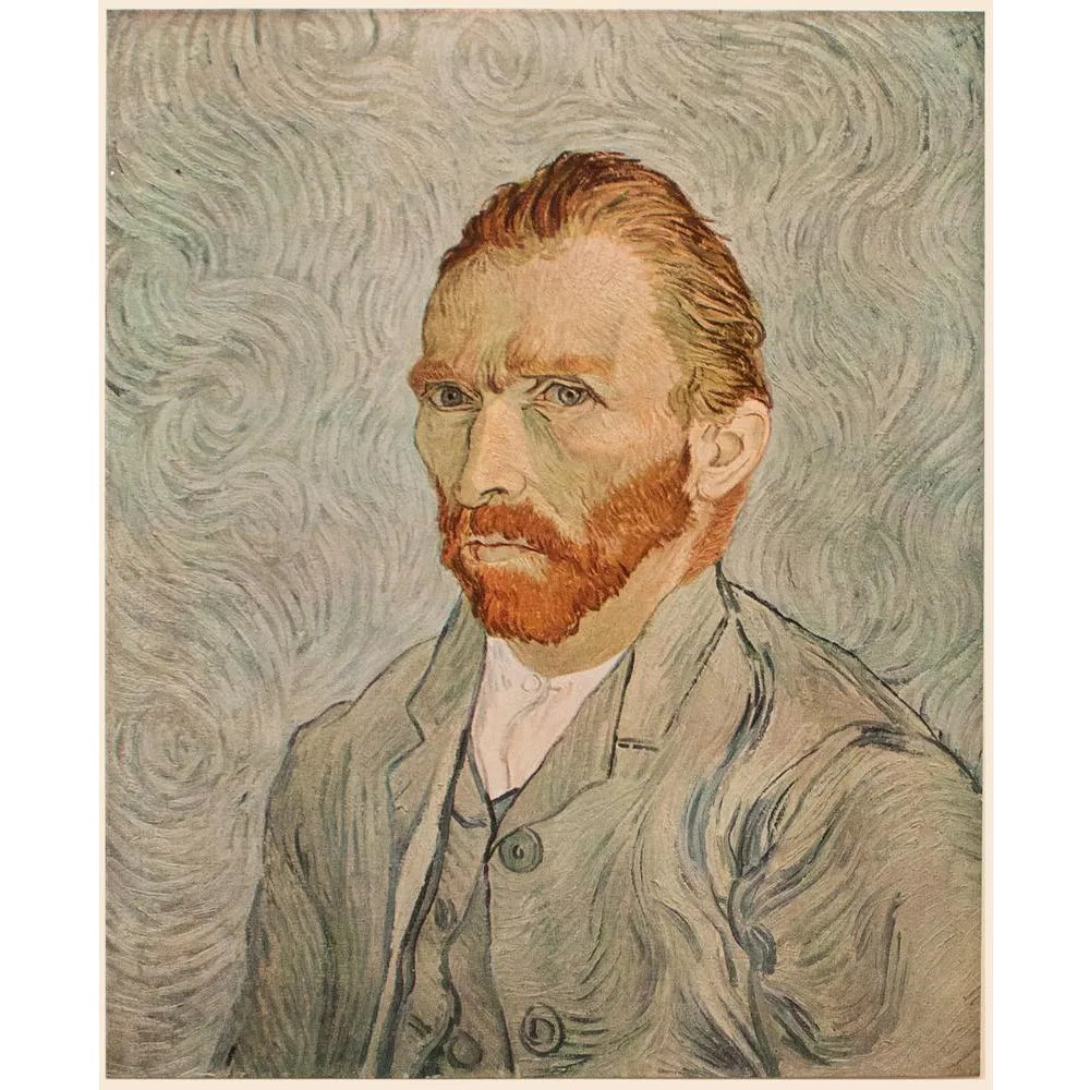 1950s After Vincent Van Gogh "Self-Portrait", Post-Impressionist First ...