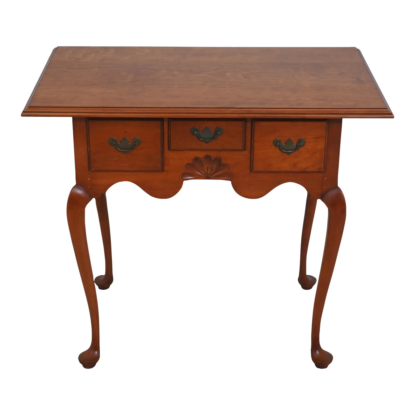 Eldred Wheeler New England Cherry Lowboy Dressing Table | Chairish