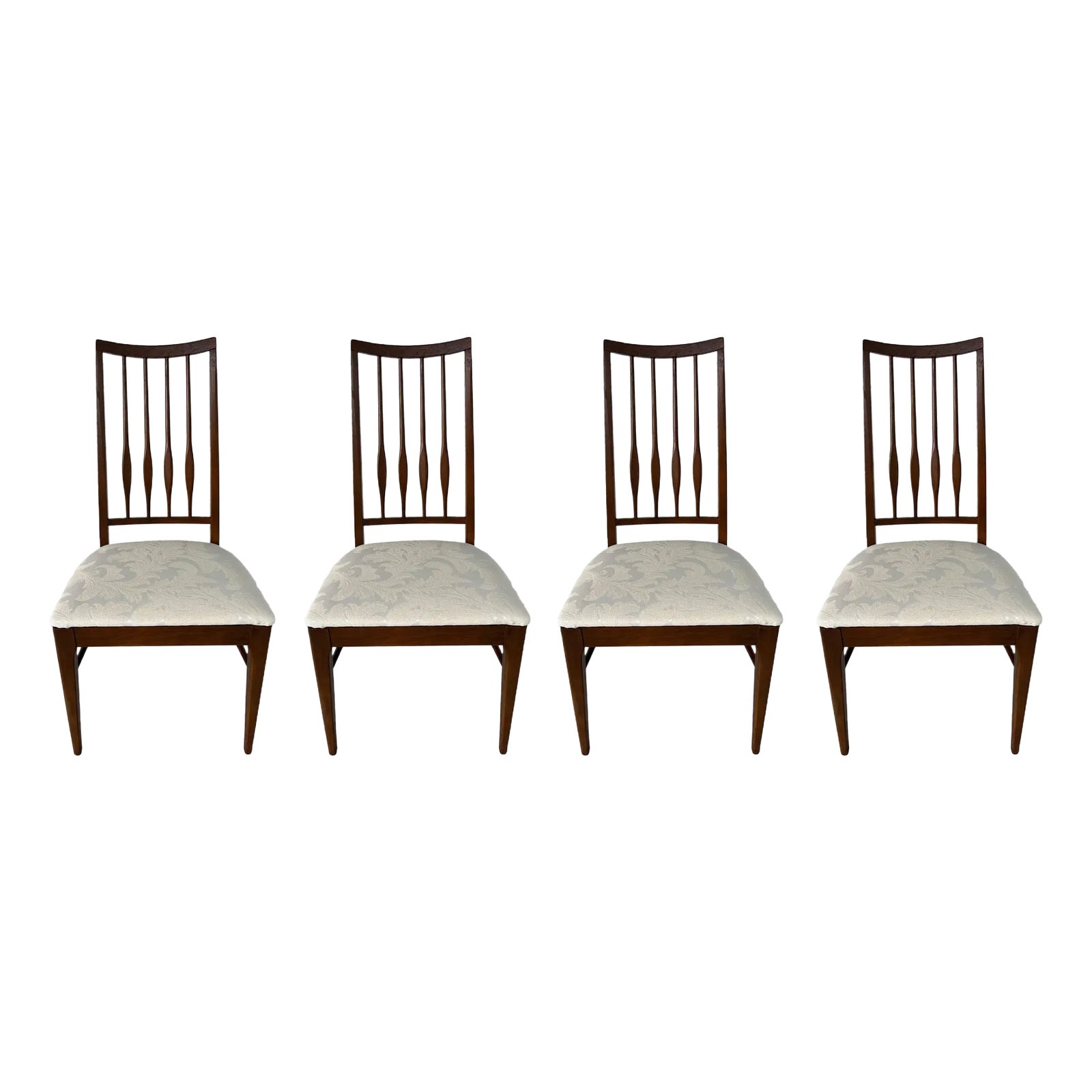 Mid Century Modern Keller Dining Room Chairs - Set of 4 | Chairish