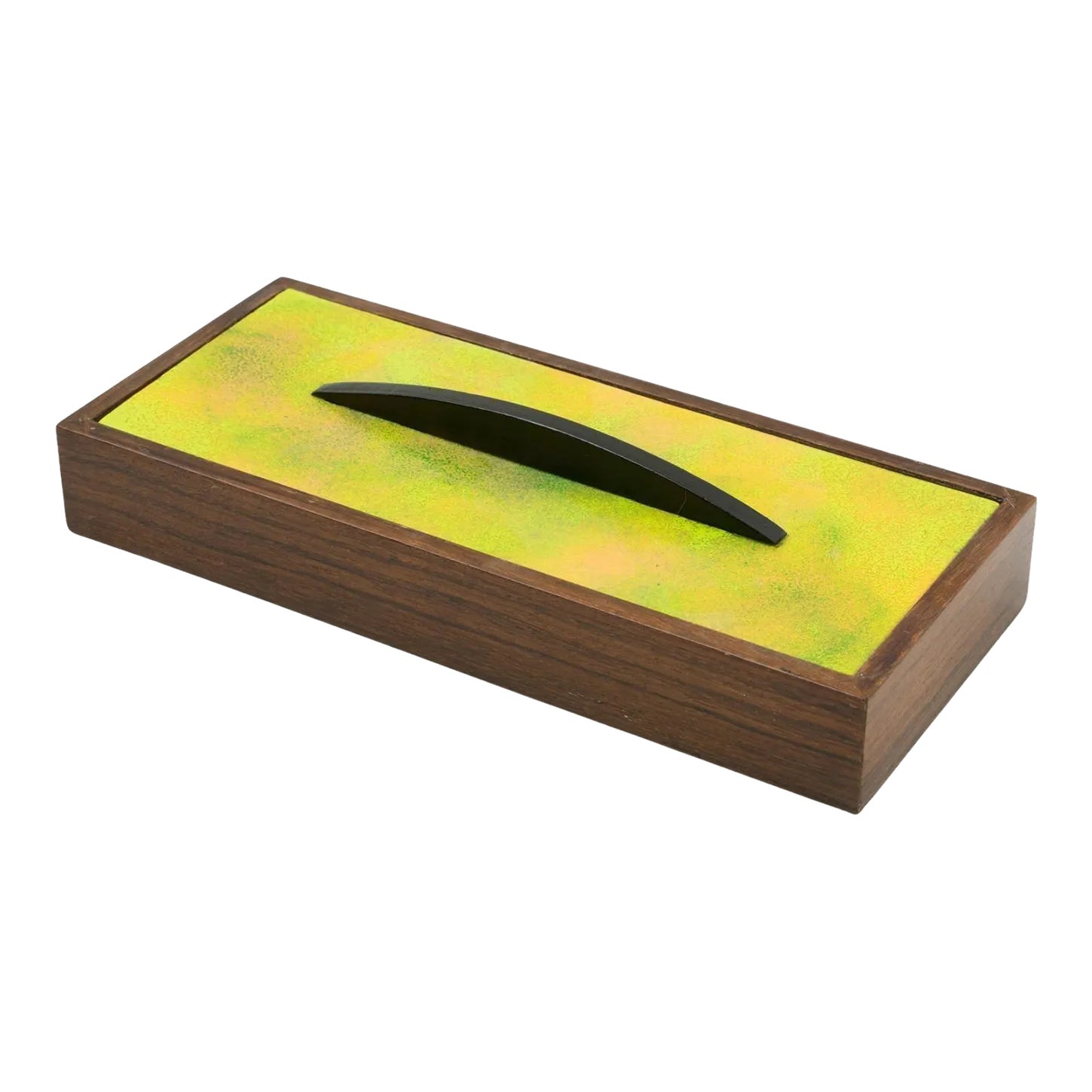 Paolo De Poli Wood and Enamel Box, 1950s | Chairish