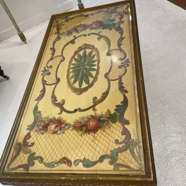 Antique Mid 20th Century Italian Neoclassical Style Coffee Table | Chairish