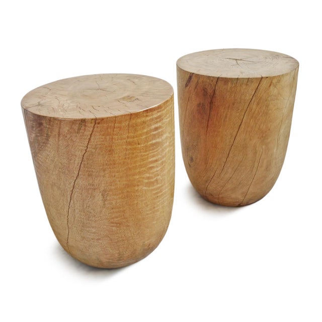 Acacia Gumdrop Side Table | Chairish
