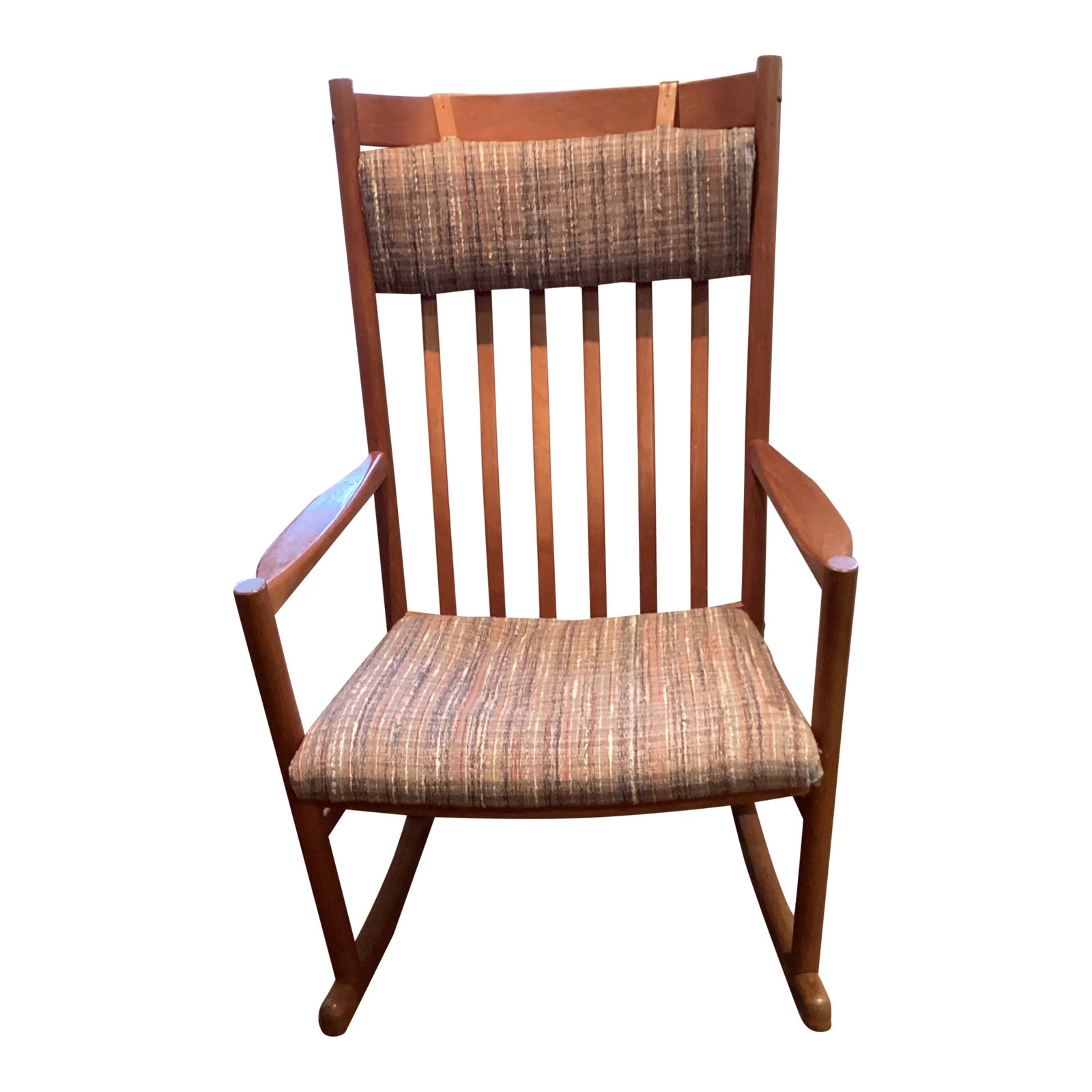 1980s Large Hans J Wegner Rocker for Tarm Stole Og Mobelfabrik-Made in ...