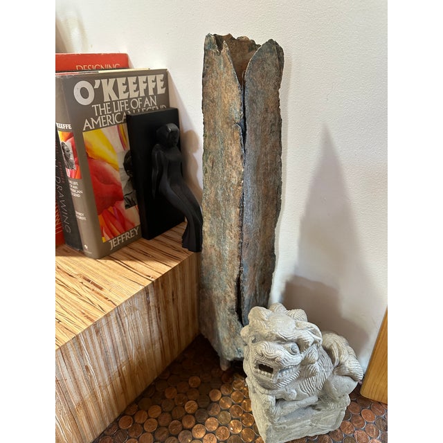 2000s Jeniffer Gale Allred Free Standing Studio Ceramic Vessel | Chairish