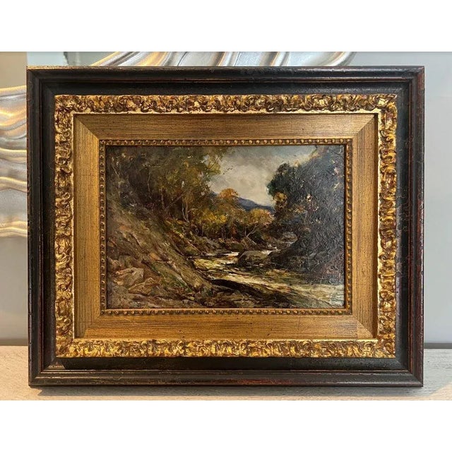 Joseph Vickers De Ville 1856-1925 Antique Framed Gwent, Wales Landscape ...