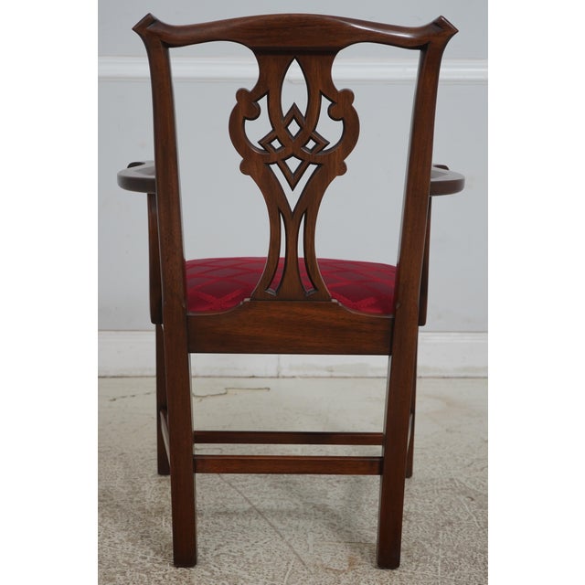 Set of 10 Henkel Harris Model 101 Mahogany Dining Room Chairs | Chairish