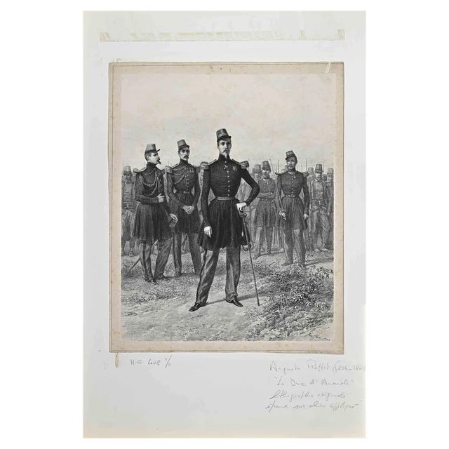 Auguste Raffet, The Duke of Aumale, Lithograph, 1843 | Chairish